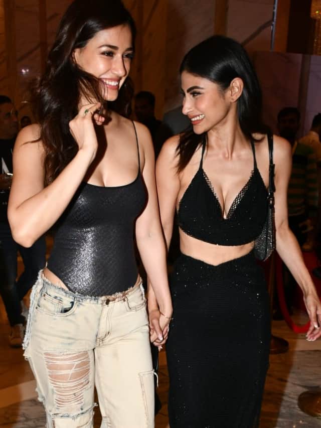 BFFs Disha Patani And Mouni Roy Attend An Event Together