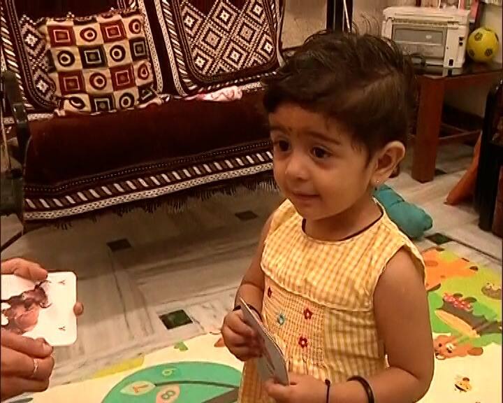 18 month old Srinanda Deshkar recognizes the sounds of different ...