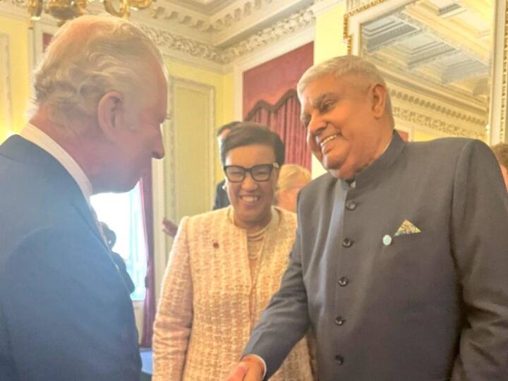 Vice president Jagdeep Dhankhar meets King Charles III at coronation ...