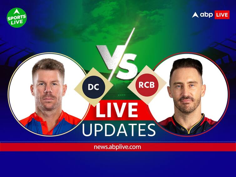 Dc Vs Rcb Score Live Updates Delhi Capitals Vs Royal Challengers