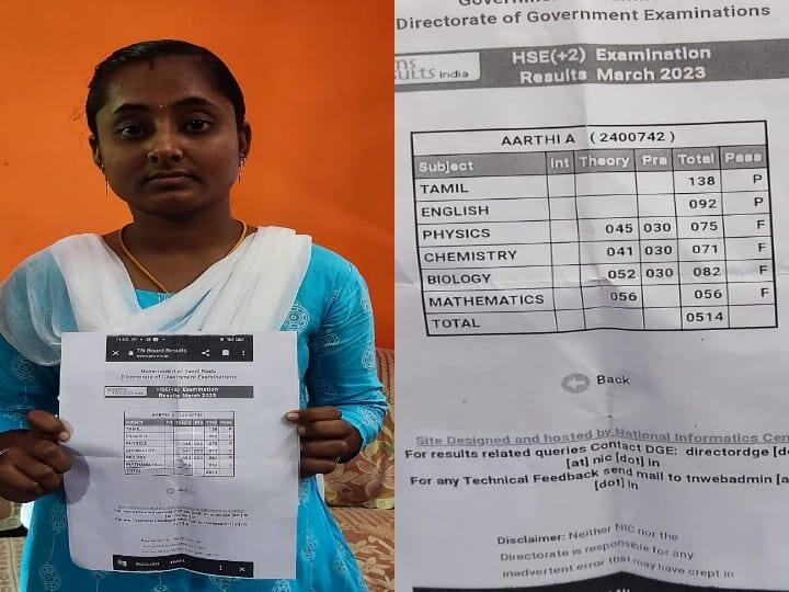 Madurai couple shocked with 514 marks in Plus-2 exam but fail in 4 ...