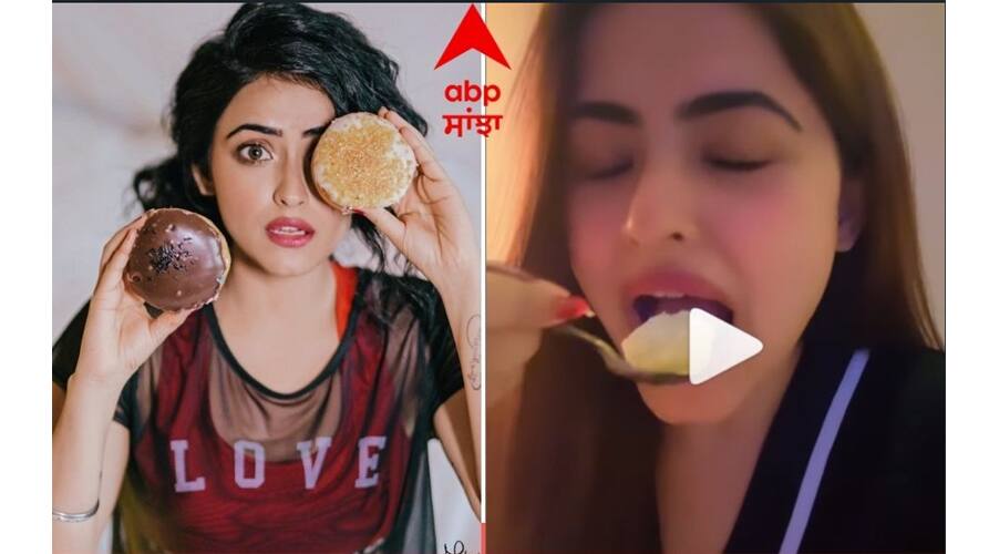 punjabi Actress Simi Chahal tasted sweets with her mother shared the video and said this | Simi ...