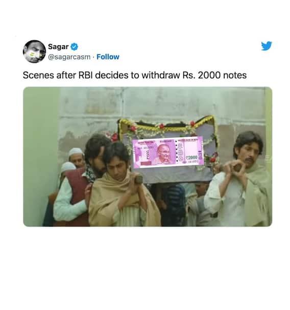 2000 Rupees Meme Goes Viral After RBI Announcement | 2000 Rupees Note ...