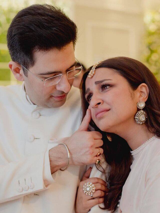 Parineeti Chopra Hugs Raghav Chadha In Unseen Pics From Their Engagement Ceremony