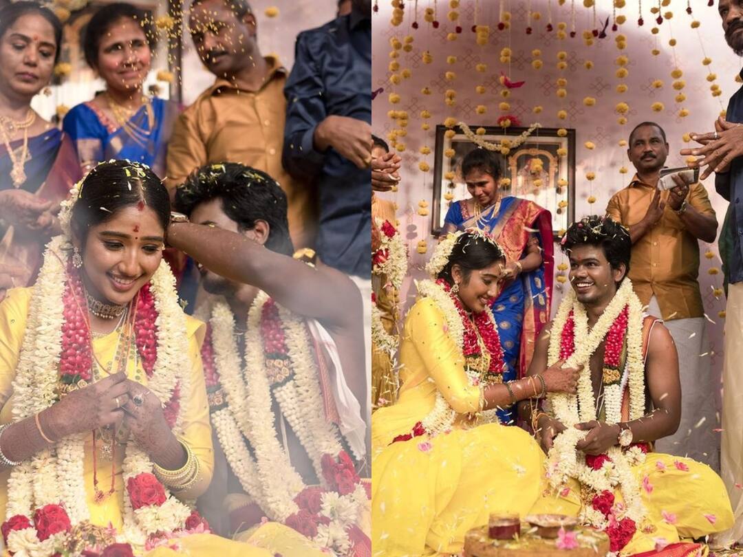 Deepika Venkatachalam weds Raja Vetri Prabhu Kana kaanum couples get married | RND Wedding ...