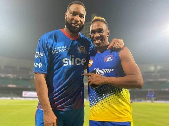 After CSK Won IPL 2023 Trophy Dwayne Bravo And Kieron Pollard engage in ...