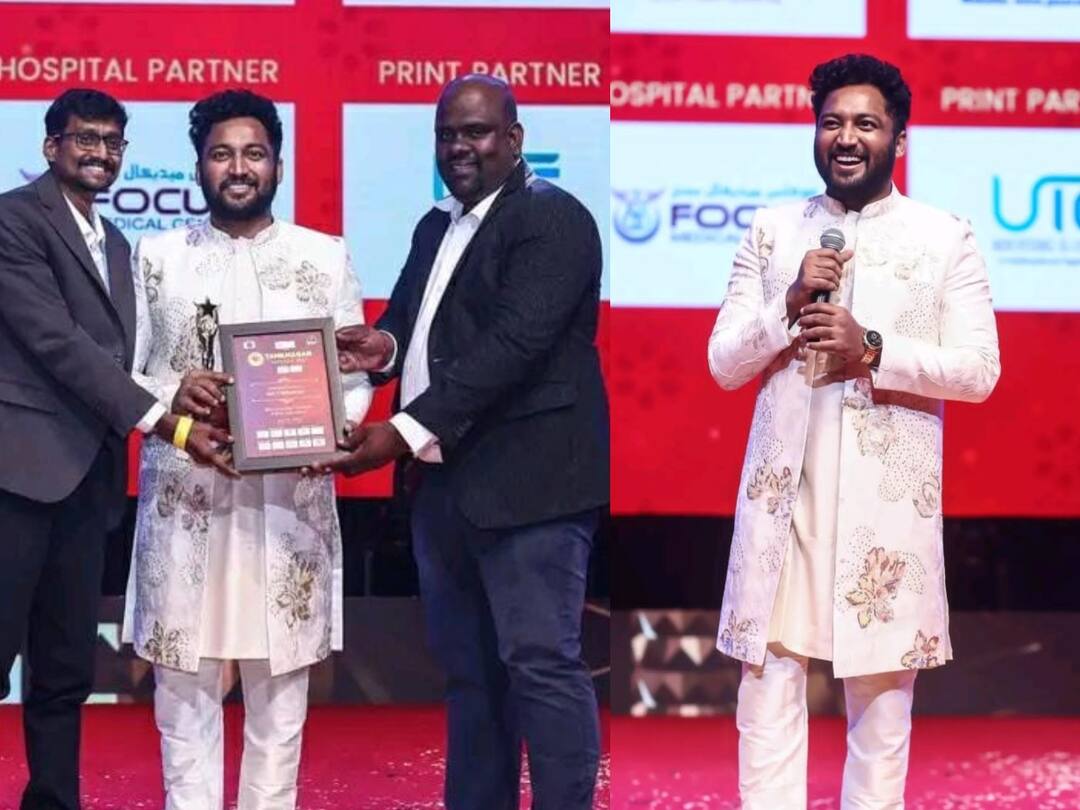 Big boss fame Vikraman of VCK party wins award at Qatar country details ...