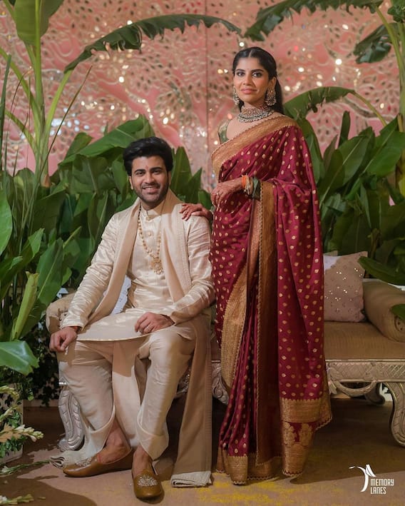 Newly Married Actor Sharwanand Shares Wedding Album With Rakshita Shetty