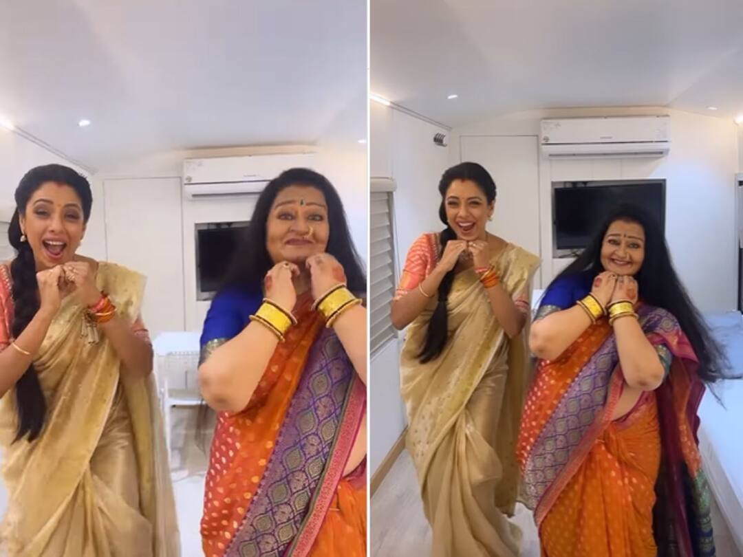 anupamaa rupali ganguli and apra mehta aka gurumaa danced together on ...