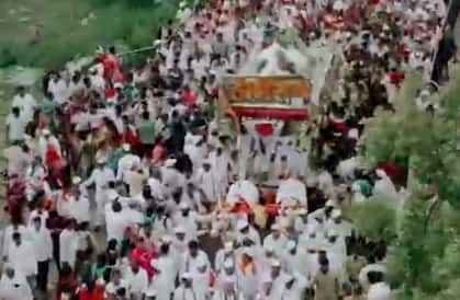 Ashadhi wari 2023 ringan in katewadi for sant tukaram maharaj palkhi ...