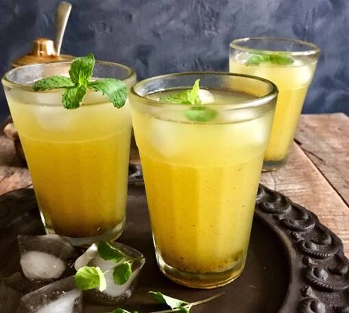 Food Recipe How To Make Aam Panna Raw Mango Juice Kairiche Panhe Recipe ...