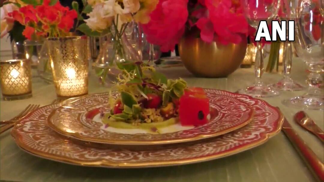 PM Modi Dinner at White House jill biden works with chef state dinner ...