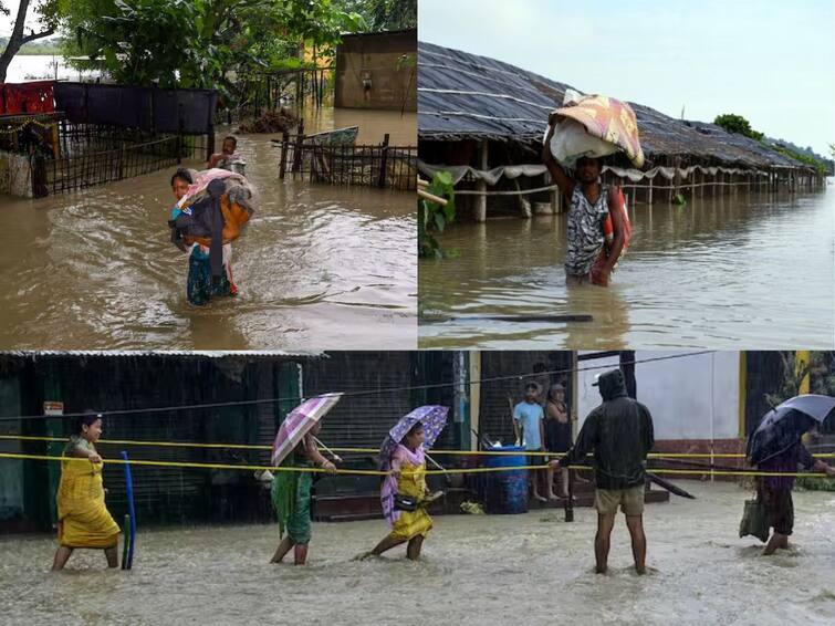 Assam Flood Nearly 4.89 Lakh People Affected In 19 Districts Of Assam ... Assam Flood Nearly 4.89 Lakh People Affected In 19 Districts Of Assam ...