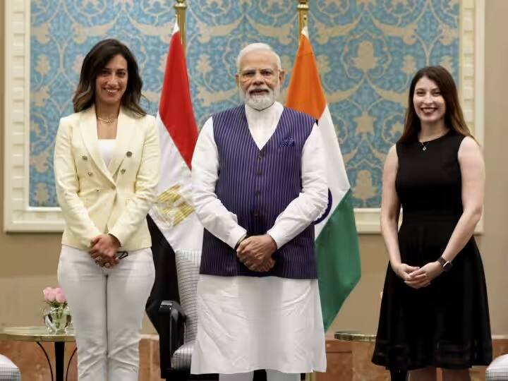 pm narendra modi visit to egypt met with woman yoga teacher reema jabak ...