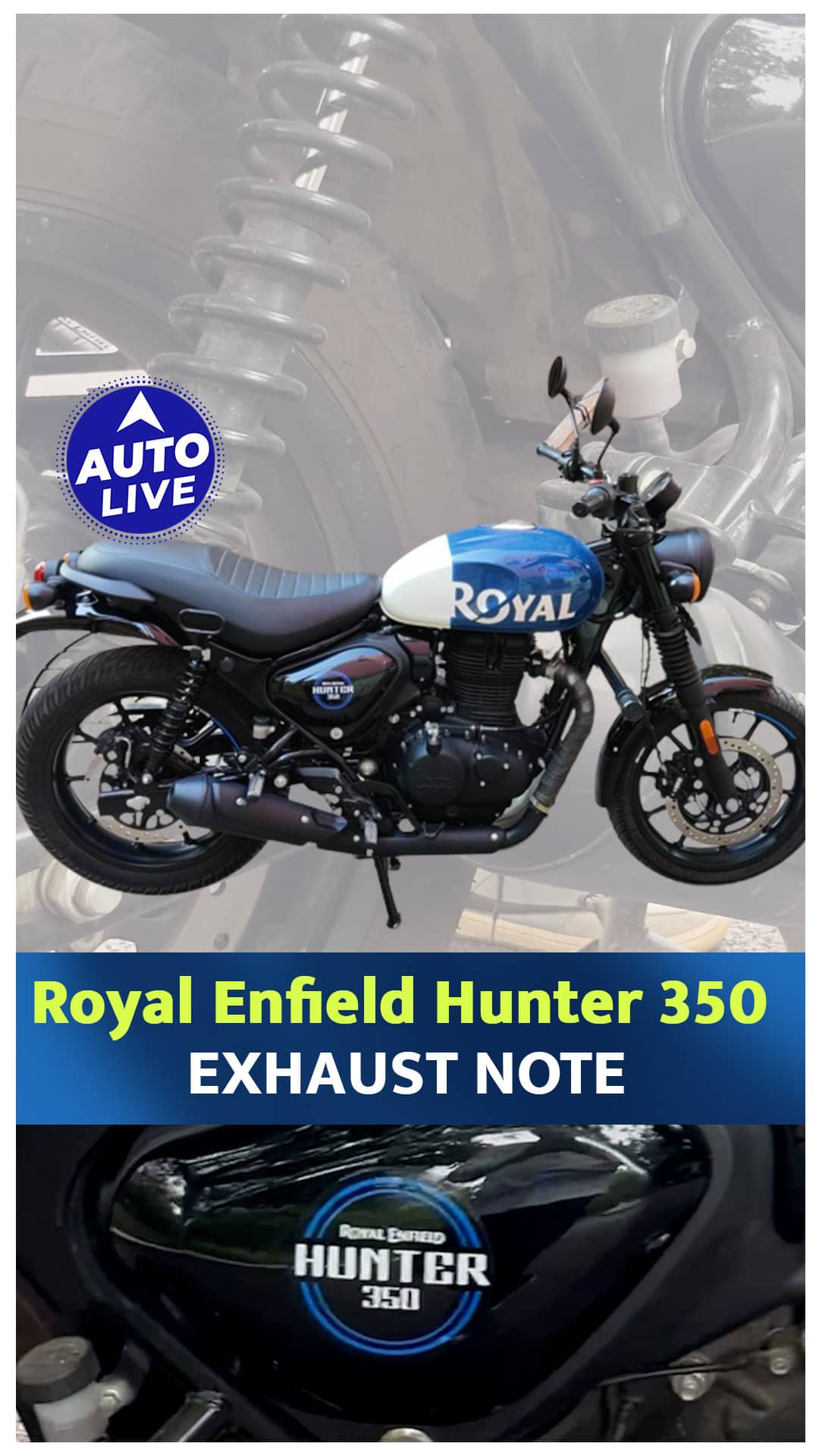 Royal Enfield Hunter 350 Exaust Note Auto Live | Royal Enfield Hunter 350 Exaust Note ! | Auto Live