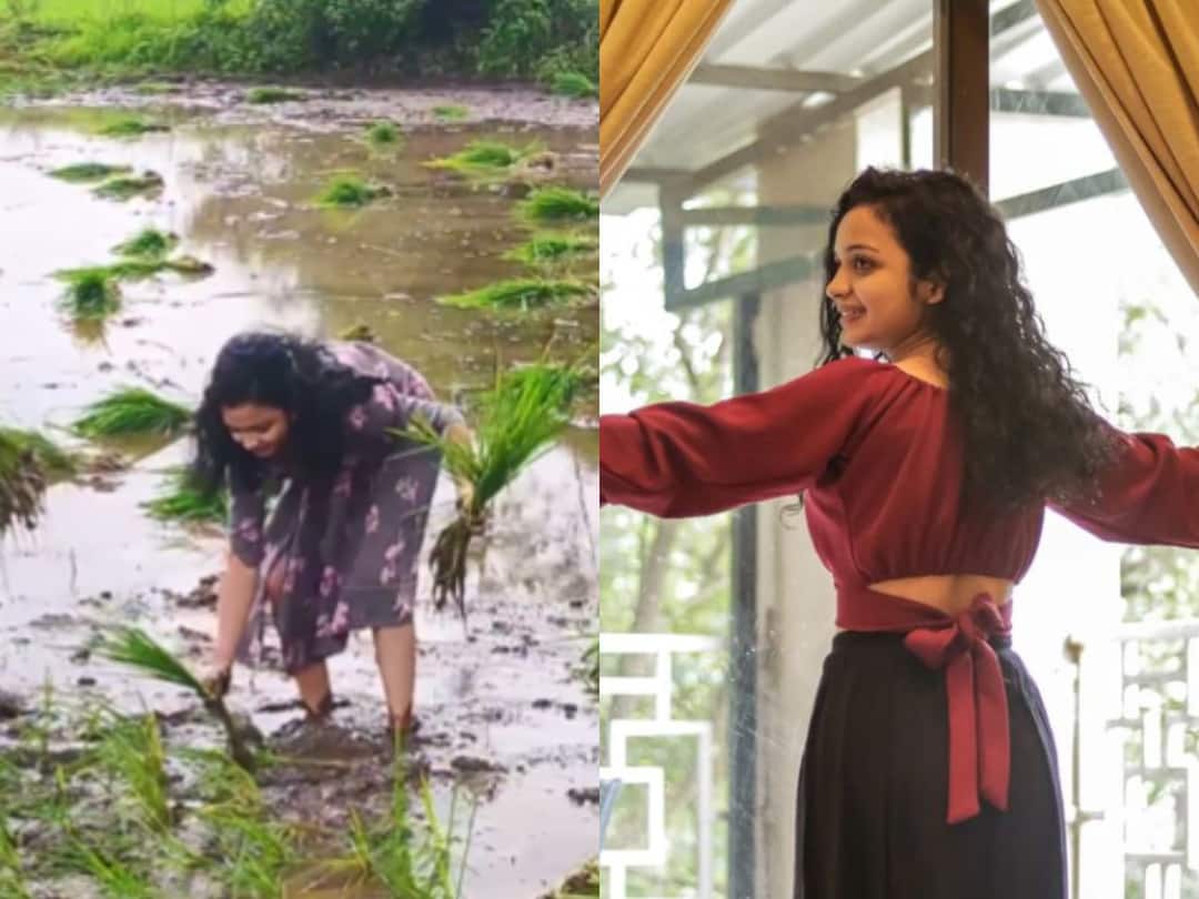 Rashmi Anpat share video of farming in village on social media | Viral Video: 'काळी माती निळं ...