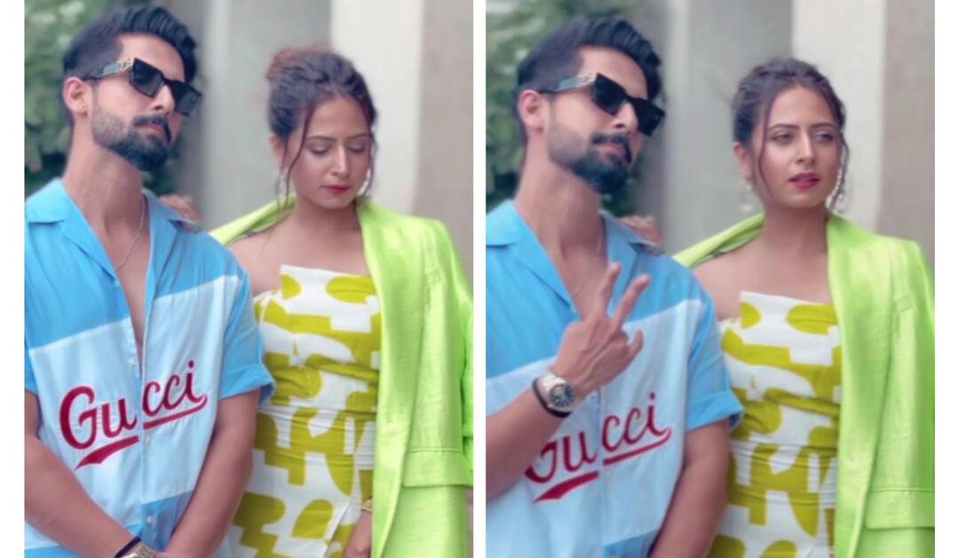 sargun mehta shares video with husband ravi dubey couple s romantic chemistry in video | Sargun ...