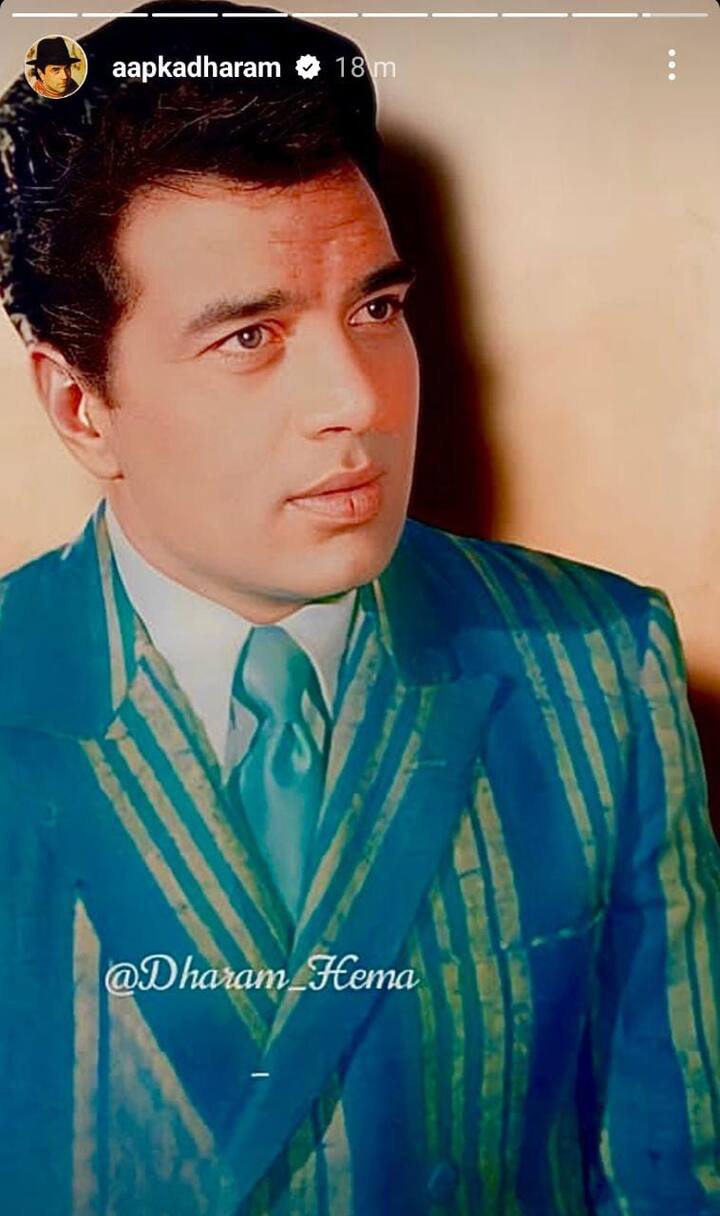 dharmendra lost in old days shares his young photos on social media see ...