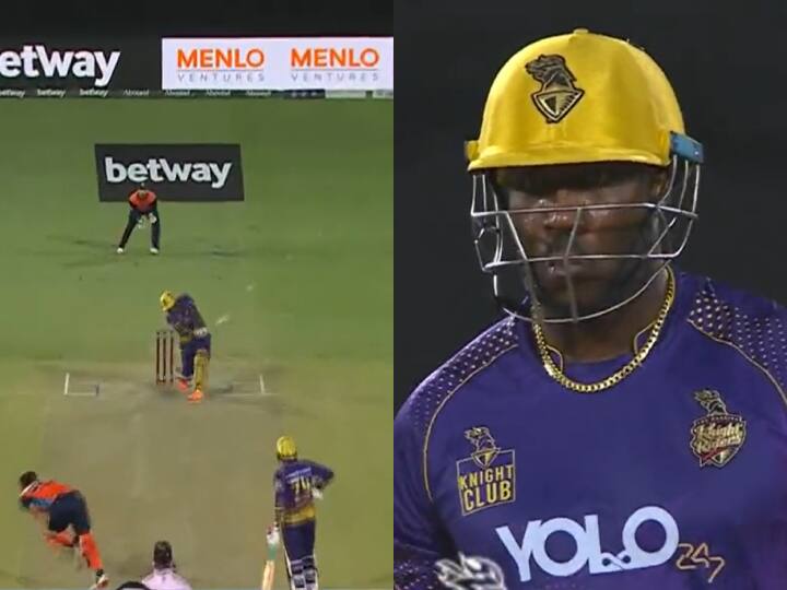 Major League Cricket 2023 Los Angeles Knight Riders Andre Russell hit the biggest 108 meter six ...