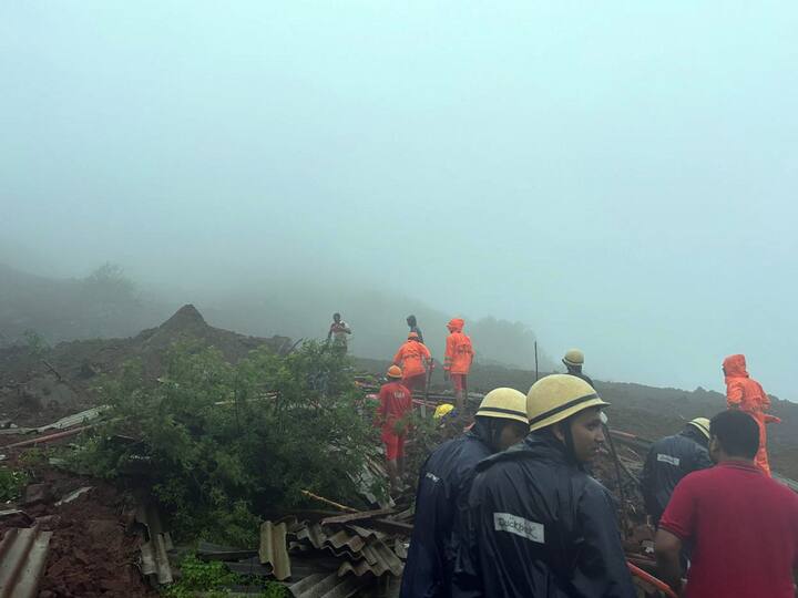 CM Eknath Shinde Visits Raigad As Landslide Kills 5, Search And Rescue Ops Underway: In Pics