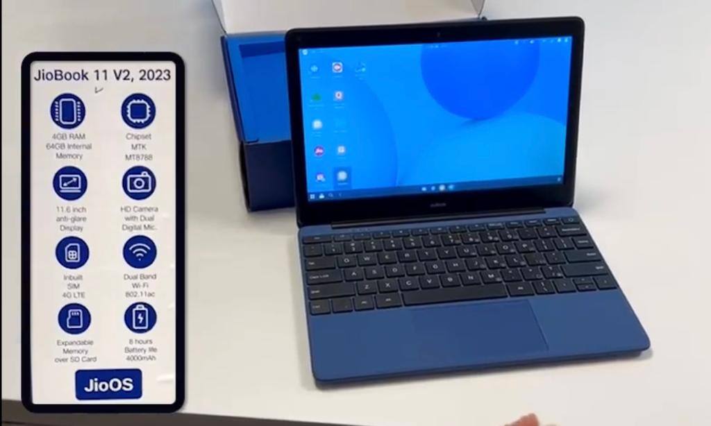 reliance jiobook 4g launch advanced jioos operating system jioBook is ...