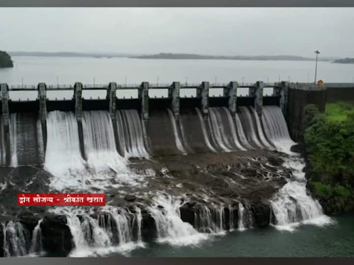 Badlapur Barvi Dam overflowed Panoramic views of the dam captured by a ...