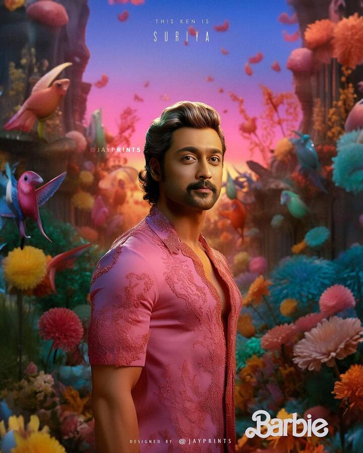 In Pics Kollywood actors in Barbie world Unveiling collection of Tamil ...