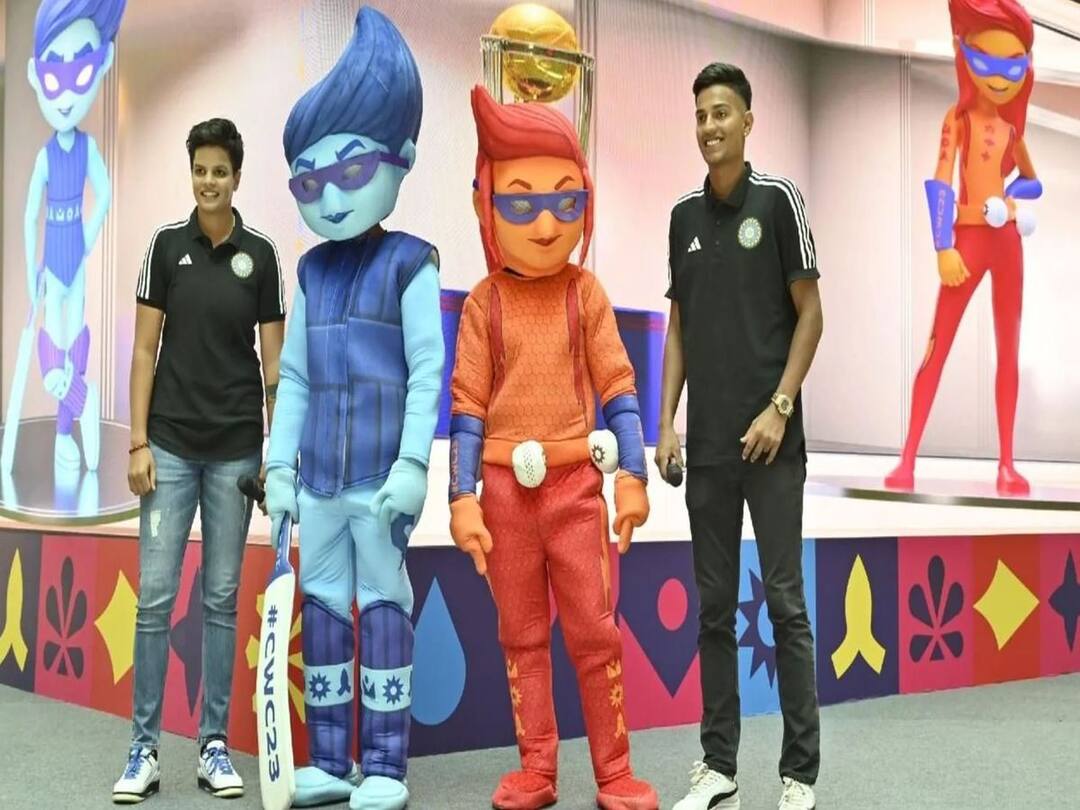 ICC Unveils Mascots For Men's Cricket World Cup 2023 Mascot
