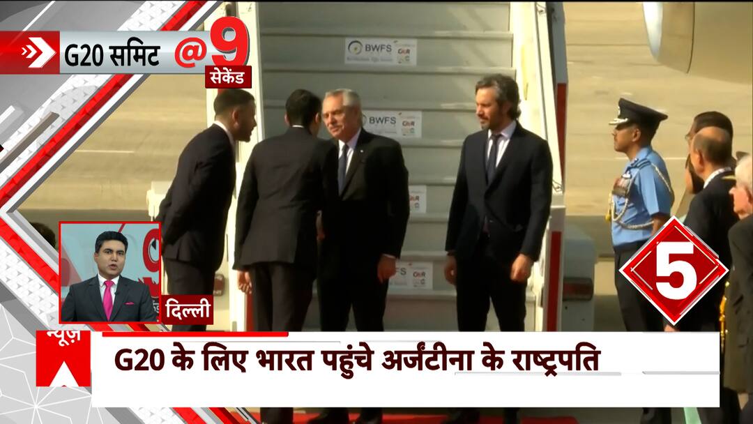 G20 Summit 2023: Argentina's President Alberto Fernández reaches Delhi airport for G20 meet