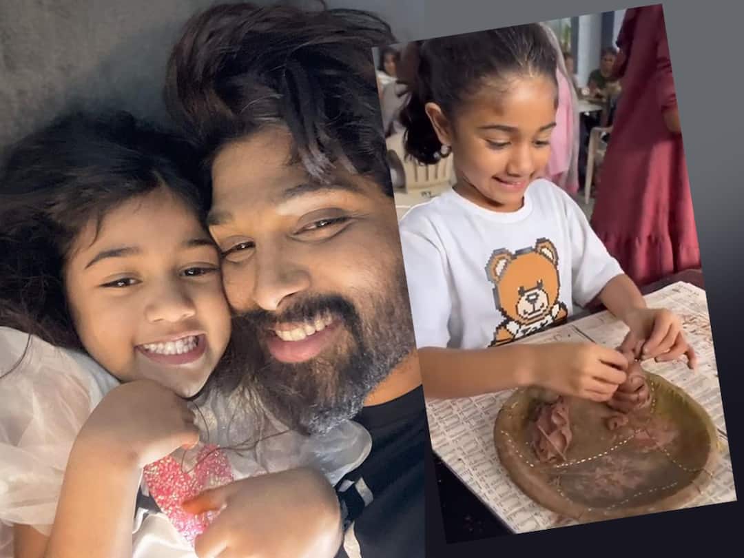 Pushpa 2 star Allu Arjun Six year old daughter Arha makes an eco ...