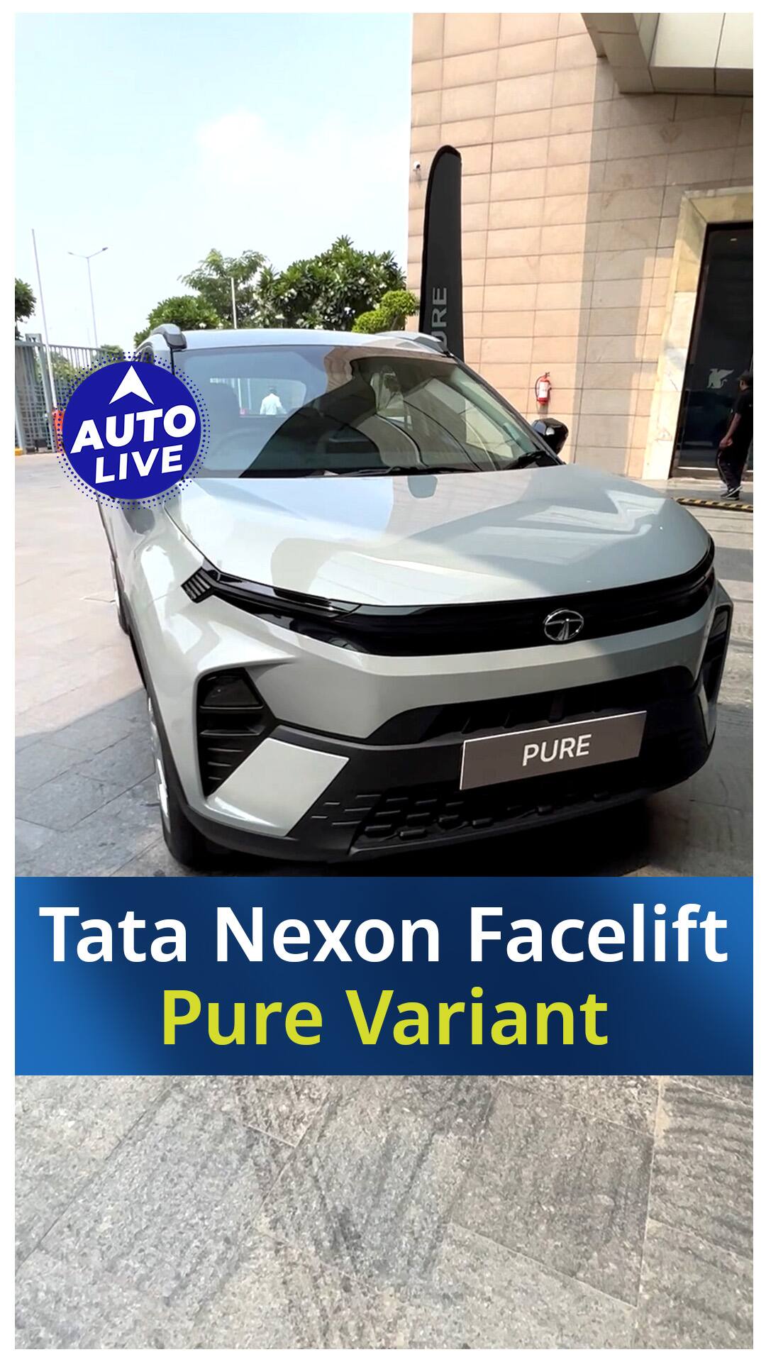 Tata Nexon Facelift Pure Variant ! | Auto Live | Tata Nexon Facelift ...