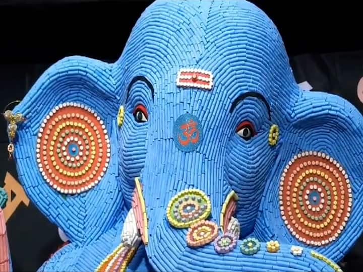 Ganeshostav 2023 ganpati bappa idol by chalks detail marathi news ...