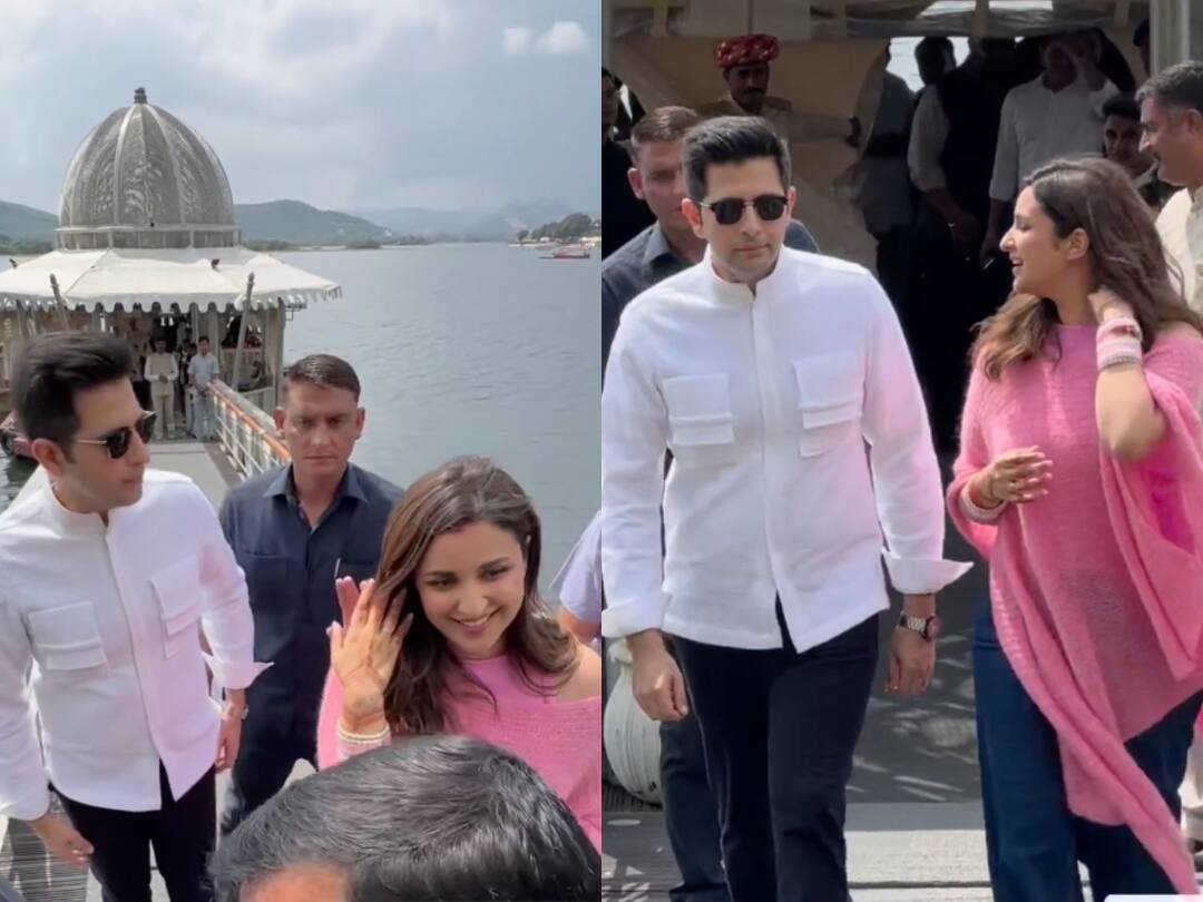 Newlyweds Parineeti Chopra And Raghav Chadha Make First Public Appearance After Wedding - Watch ...
