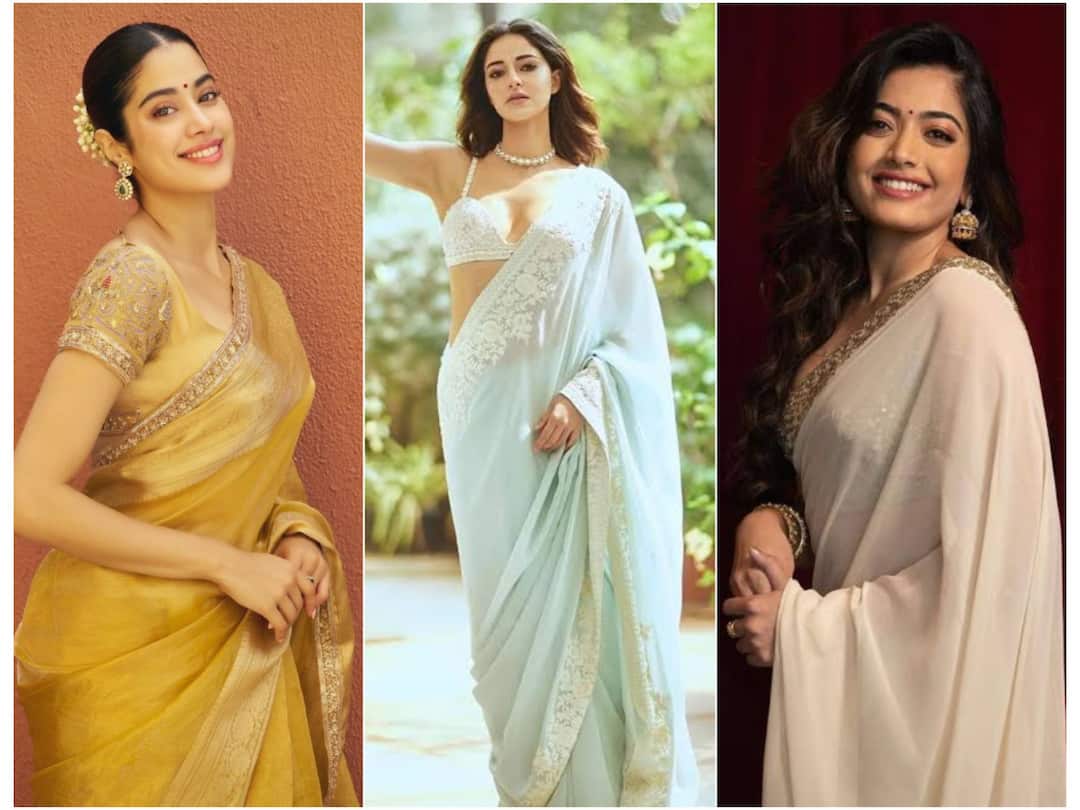 Alia Bhatt To Rashmika Mandanna, Bollywood Actresses Setting Festive Saree Look Goals