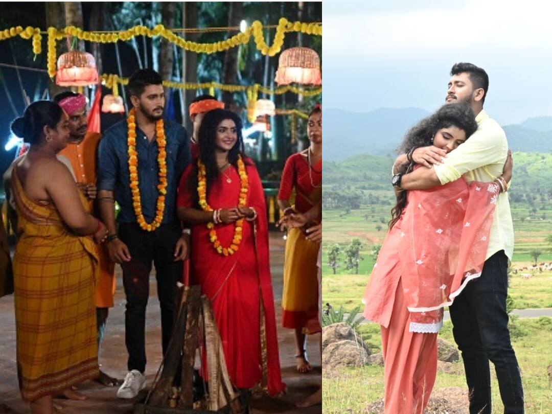 Pherari Mon serial team shooting outdoor agni and tulsi honeymoon to ...