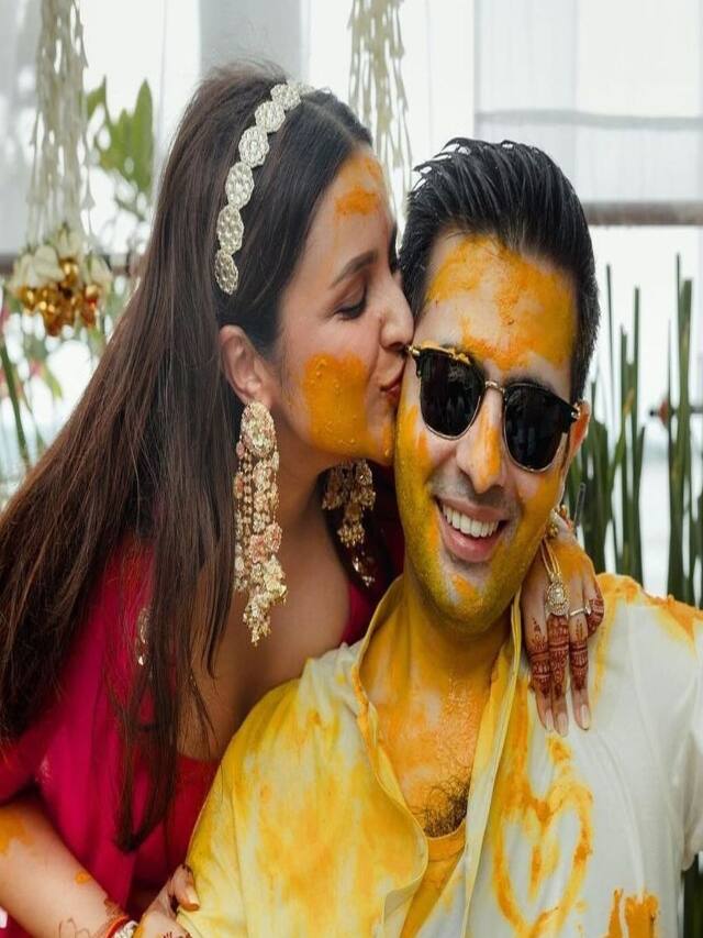 Parineeti Chopra Gives Her Husband Raghav Chadha A Kiss