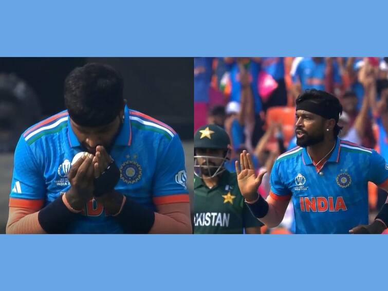 India Vs Pakistan Live Update Mantra From Hardik Pandya To The Ball
