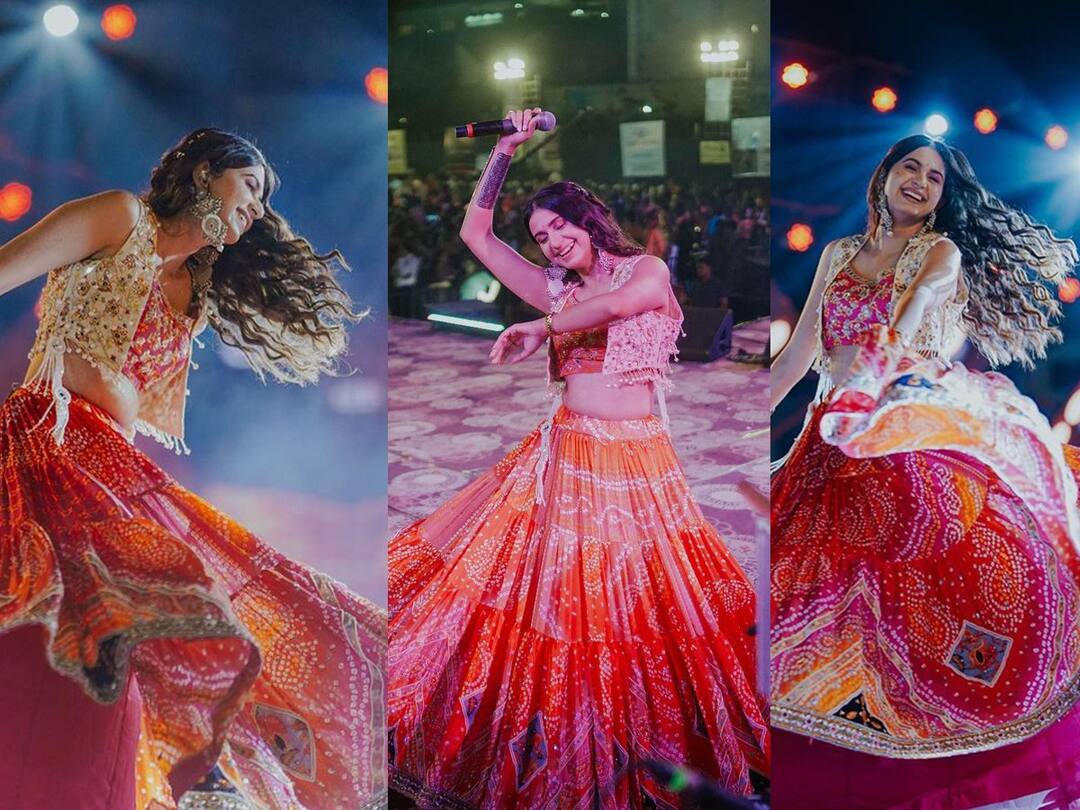 Dandiya Queen Falguni Pathak Dandiya Followed Now Kinjal Dave Dandiya ...