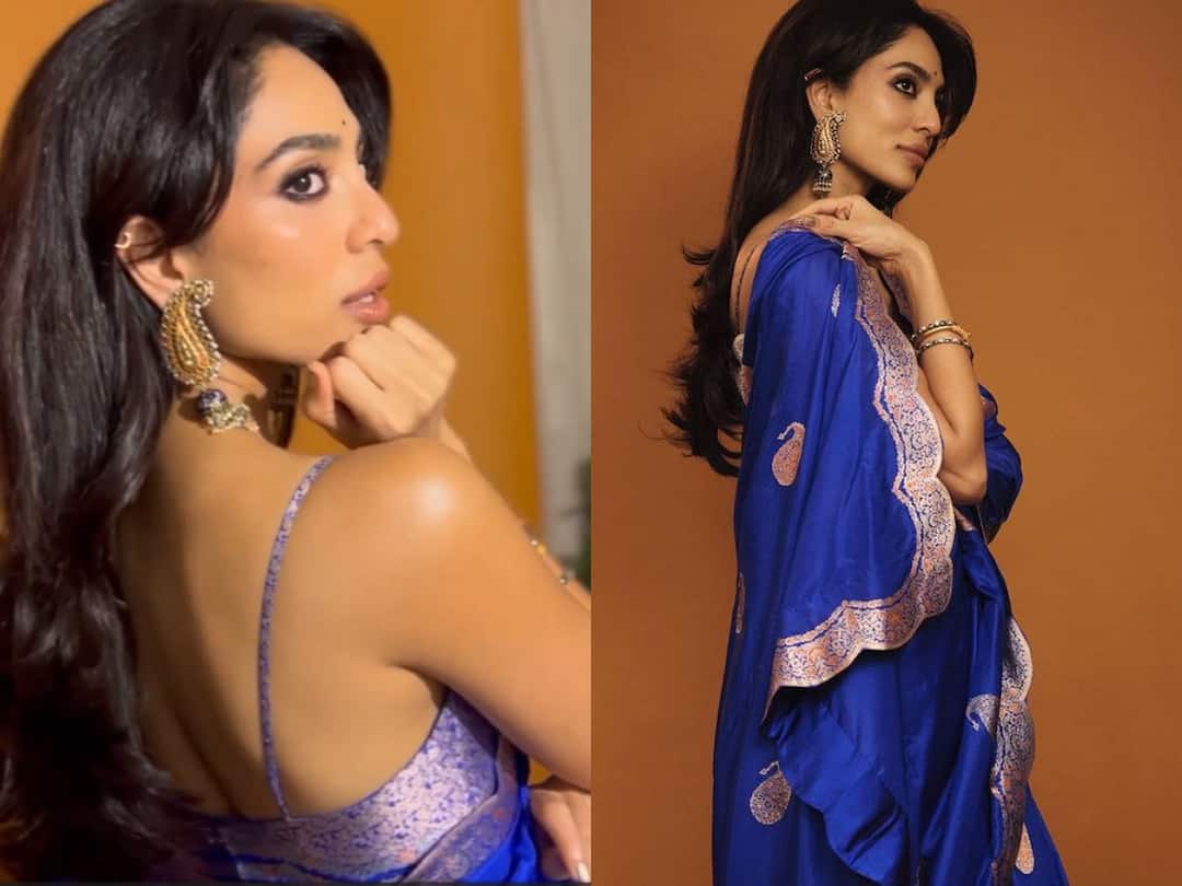 Sobhita Dhulipala Leaves Us Spellbound In A Blue Saree - SEE PICS