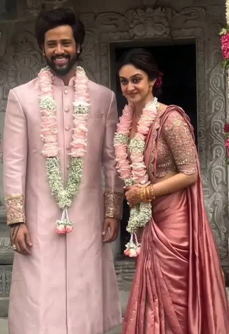 IN PICS Arjun Daughter Aishwarya Thambi Ramaiah Son Umpathy Engagement ...