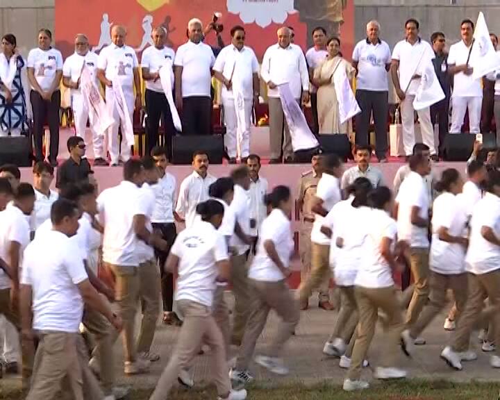 Run for Unity in many cities of the state, people took part in the run ...