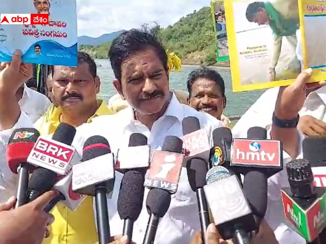 TDP leader Devineni Uma visits Pattiseema Project and fires on AP CM Jagan | Devineni Uma visits ...