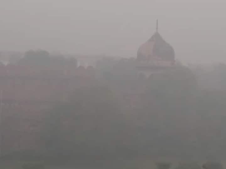 Delhi Air Pollution AQI Severe Category Smoky Haze Shrouds National Capital Farm Fires Air Pollution