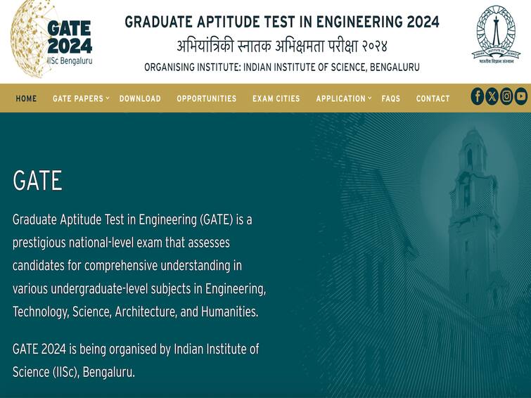 GATE 2024 Application Correction Process Begins On Gate2024.iisc.ac.in ...