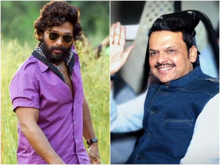 devendra fadnavis sing srivalli song from allu arjun film pushpa the rise with singer jawed ali ...