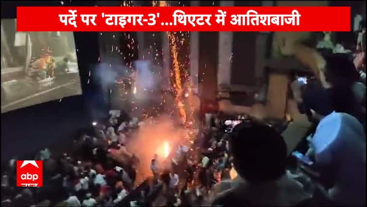 Fans Burst Firecrackers Inside Theatre Playing Salman Khans Tiger 3