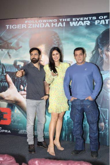Salman Khan Almost Kisses Emraan Hashmi At Tiger 3 Success Bash; Katrina Kaif Reacts