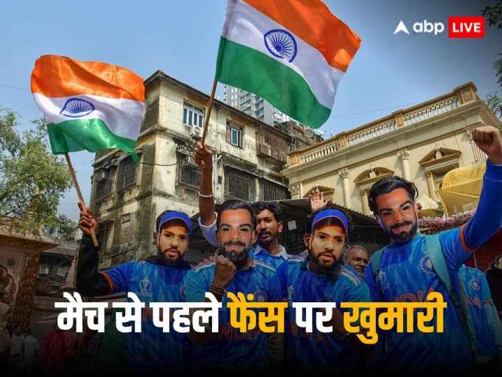 IND vs AUS Cricket World Cup 2023 Final cricket fans wearing blue ...