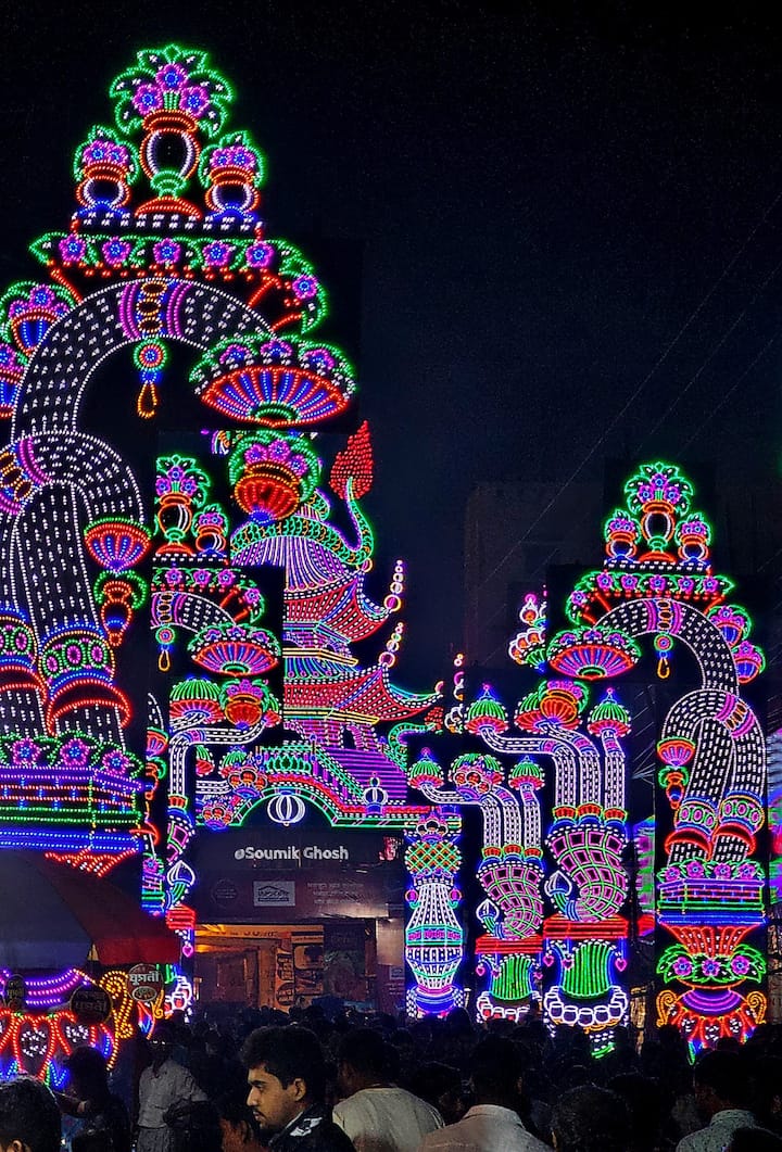 Chandannagar Jagadhatri Puja Lighting Pictures