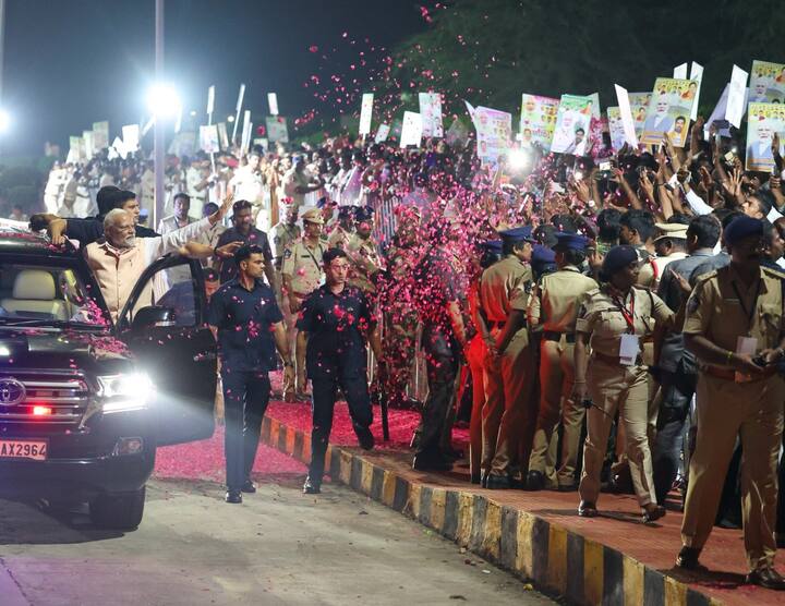Indian PM Narendra Modi Visit to Sri Venkateswara Swamy Temple in ...